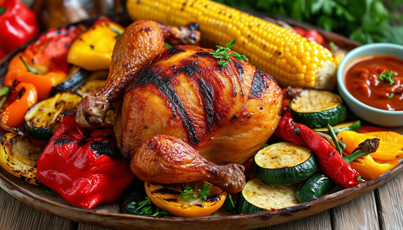 Savourez le Poulet Boucané : Une Recette Irrésistible ! 🔥🍗